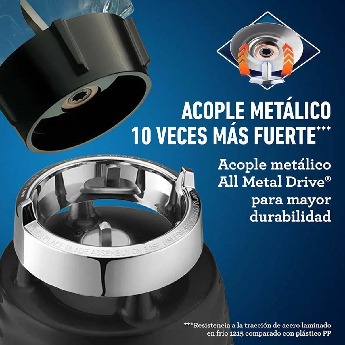 Licuadora Oster Clasica Acople Metalico Pica Hielo Ng 1.25 L - Vstore