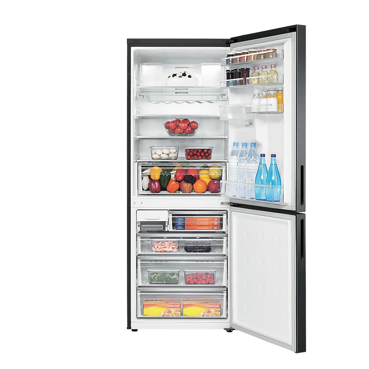 Heladera No Frost Samsung Rl4363 Freezer Inf Black Inoxidable 432l - Vstore
